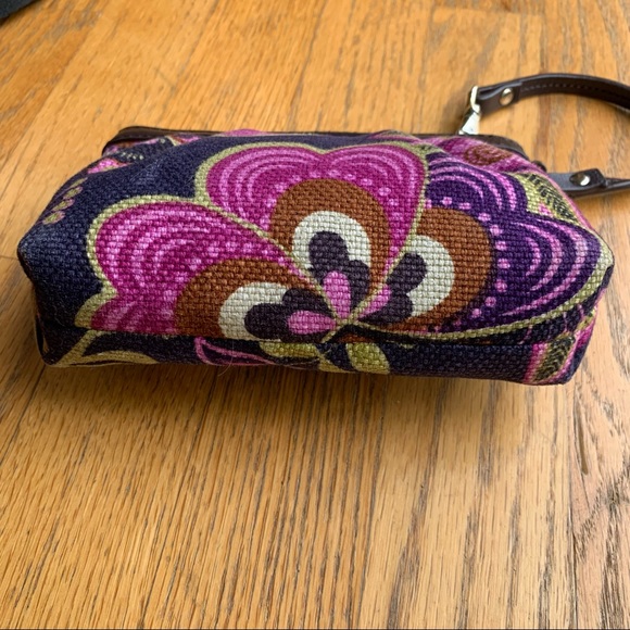 Spartina 449 | Bags | Spartina Linen Leather Firelight Wristlet Mermaid ...